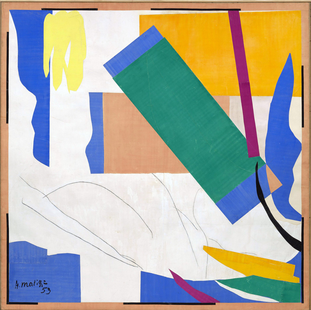 Henri Matisse, The Snail, 1953. Gouache on paper, cut and pasted on ...